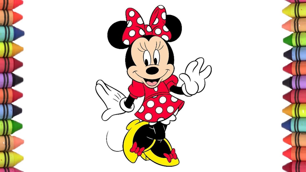 Minnie mouse cartoon drawing easy, Mickey mouse clubhouse, Disney ...