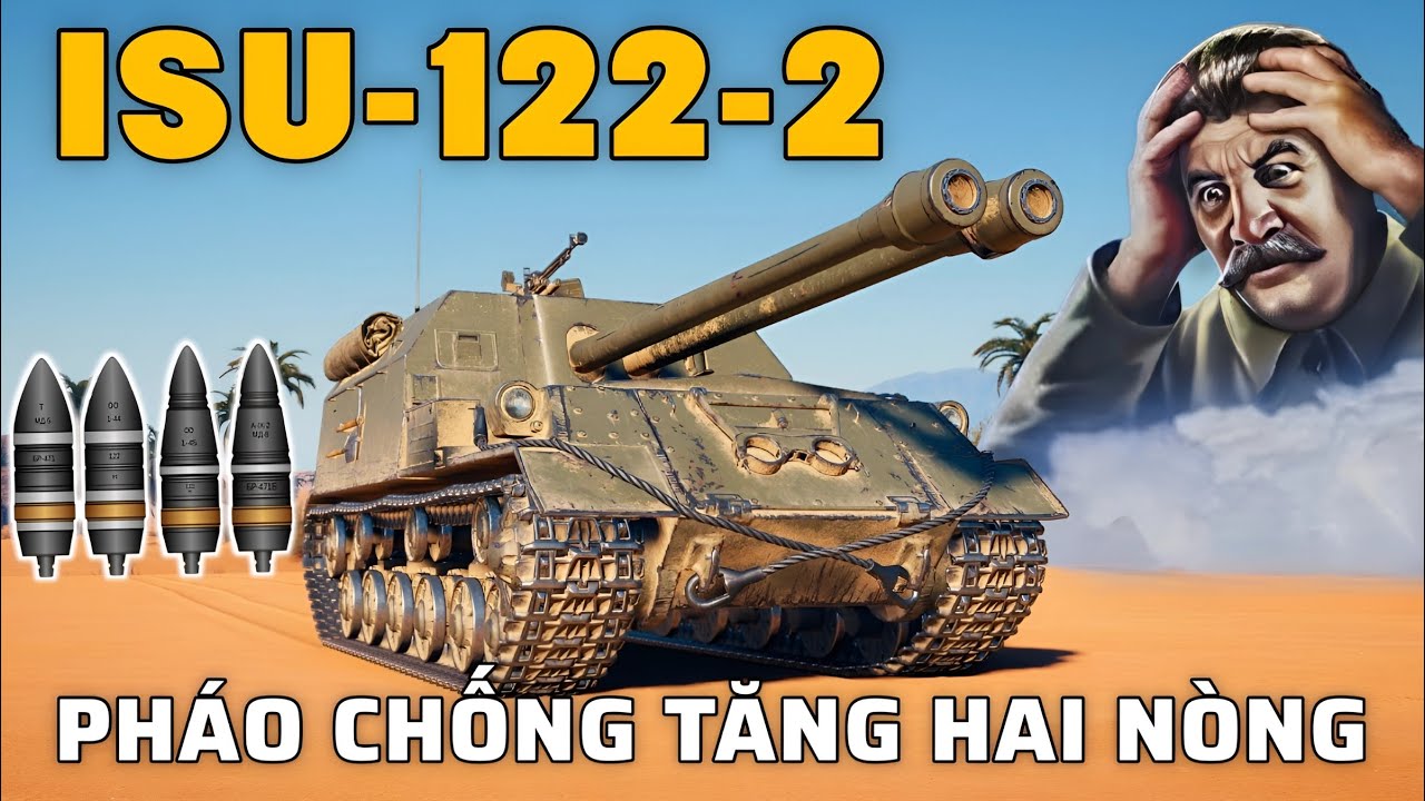 ISU-122-2: Sức mạnh hai nòng pháo Liên Xô | World of Tanks - YouTube