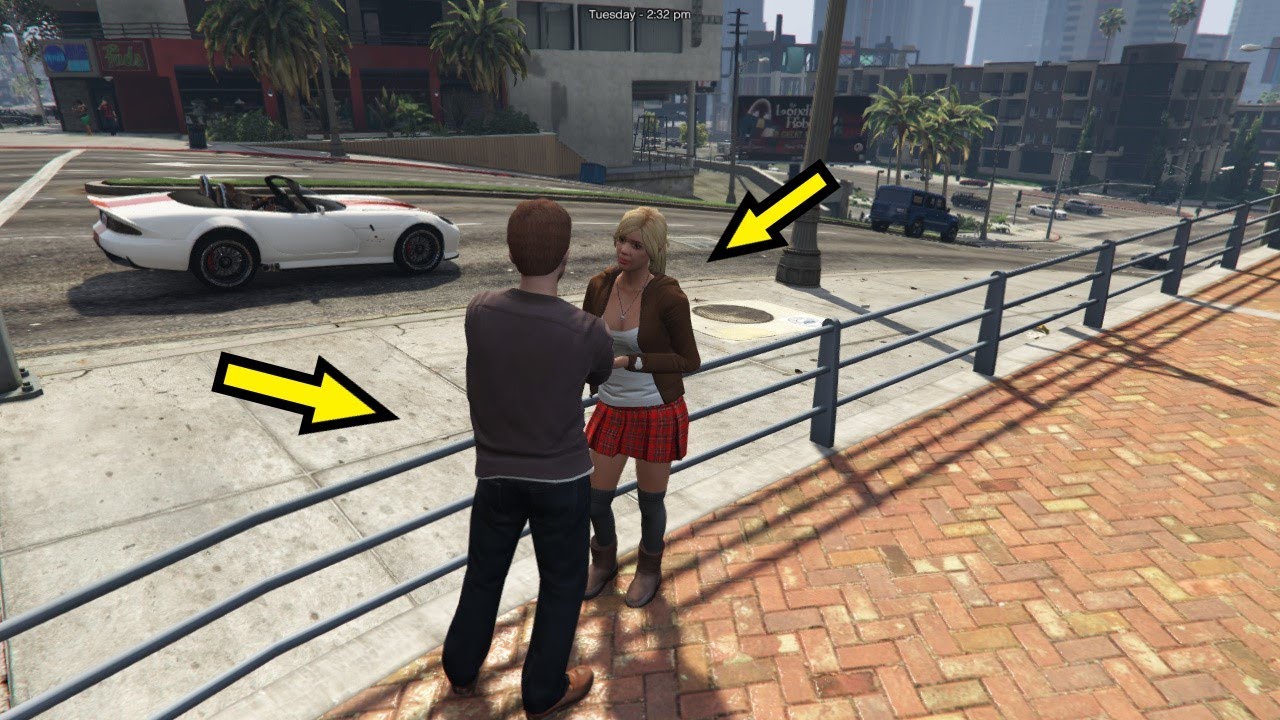 Tracey with her Boyfriend in GTA 5 - YouTube