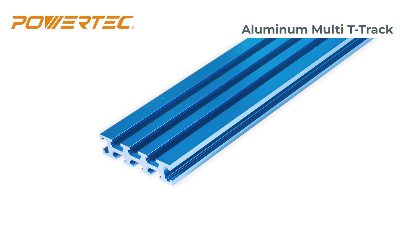 POWERTEC Multi T-Tracks | 36” Long - 3” High | Universal T Track ...