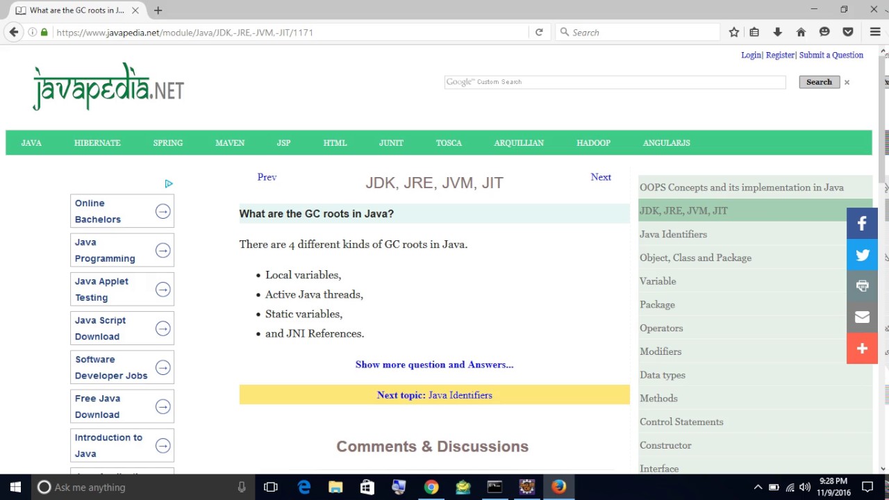 What are the GC roots in Java? | javapedia.net - YouTube