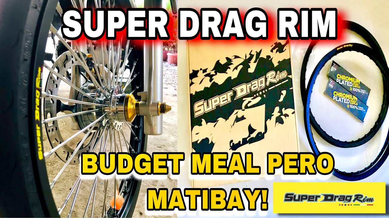 PALIT RIMSET! | SUPER DRAG RIM PLUS SMALL HUB | SMASH 115 STREET BIKE ...