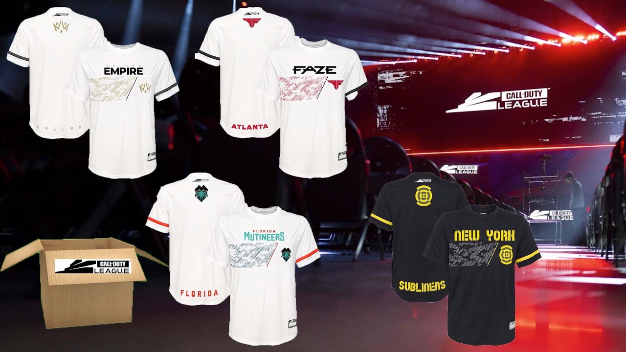 CDL JERSEY UNBOXING 2020 TEAMS: DALLAS EMPIRE, NEW YORK SUBLINERS ...
