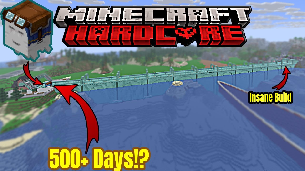 This INSANE Minecraft Build Took 500+ DAYS In Hardcore Minecraft - YouTube