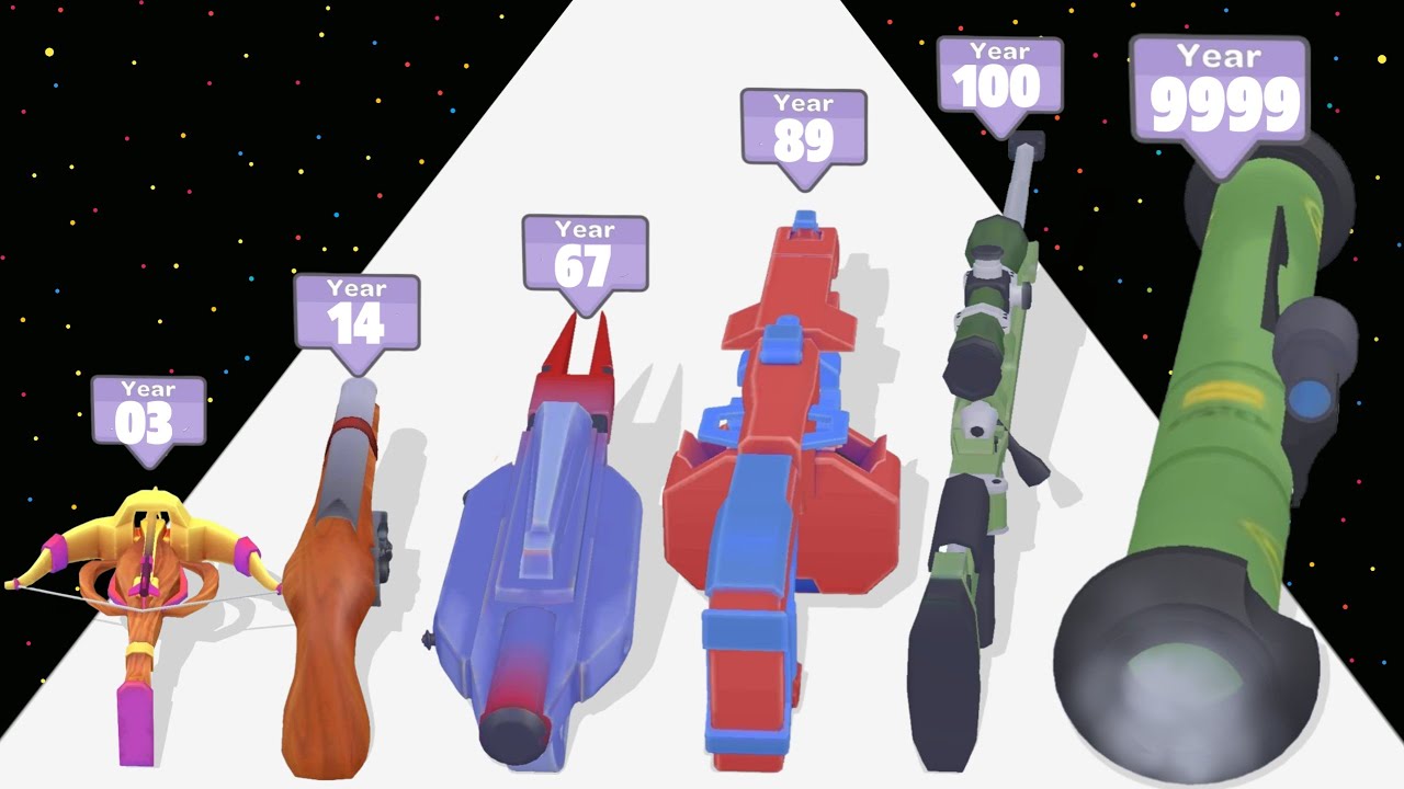 Gun Run Evolution - Level Up Gun Max Level Gameplay (New Update) - YouTube