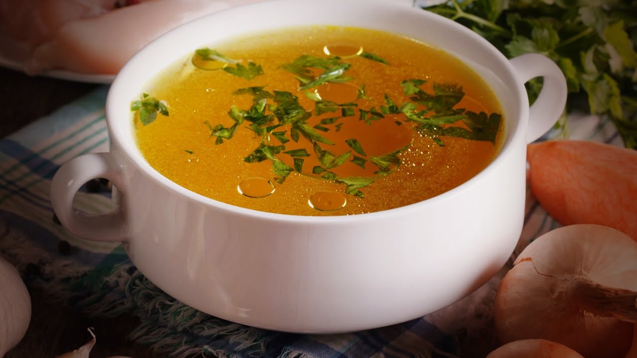 349 Light chicken broth #CookingAtHome #CookingFast #DietBreakfast # ...