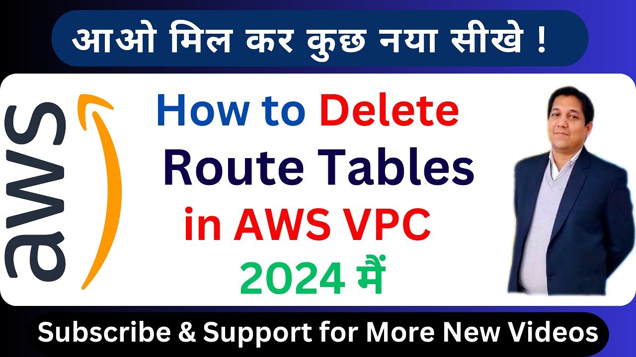 How to Delete Route Table in AWS VPC in Hindi via Rohit Shanu #aws # ...