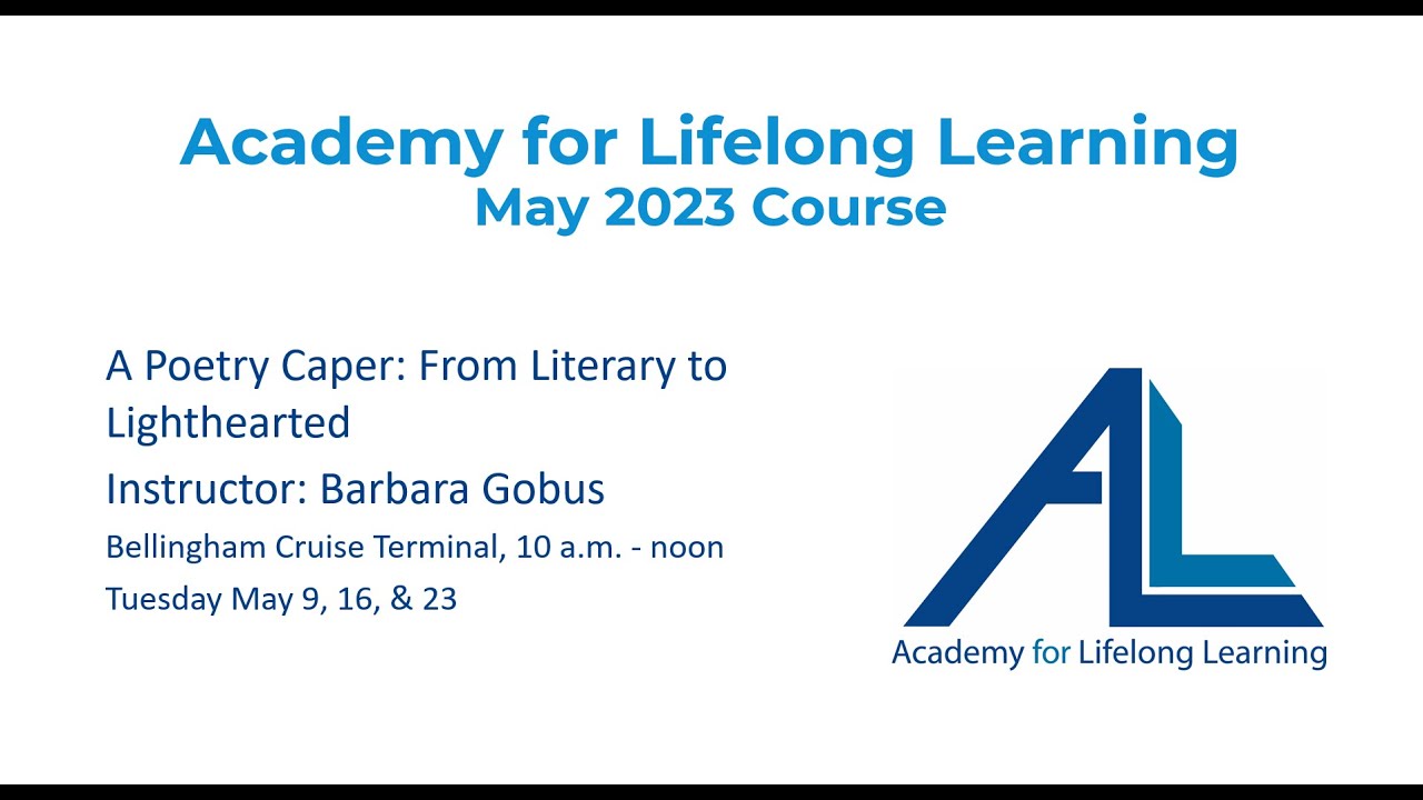 ALL May 2023 Instructor, Barbara Gobus - YouTube