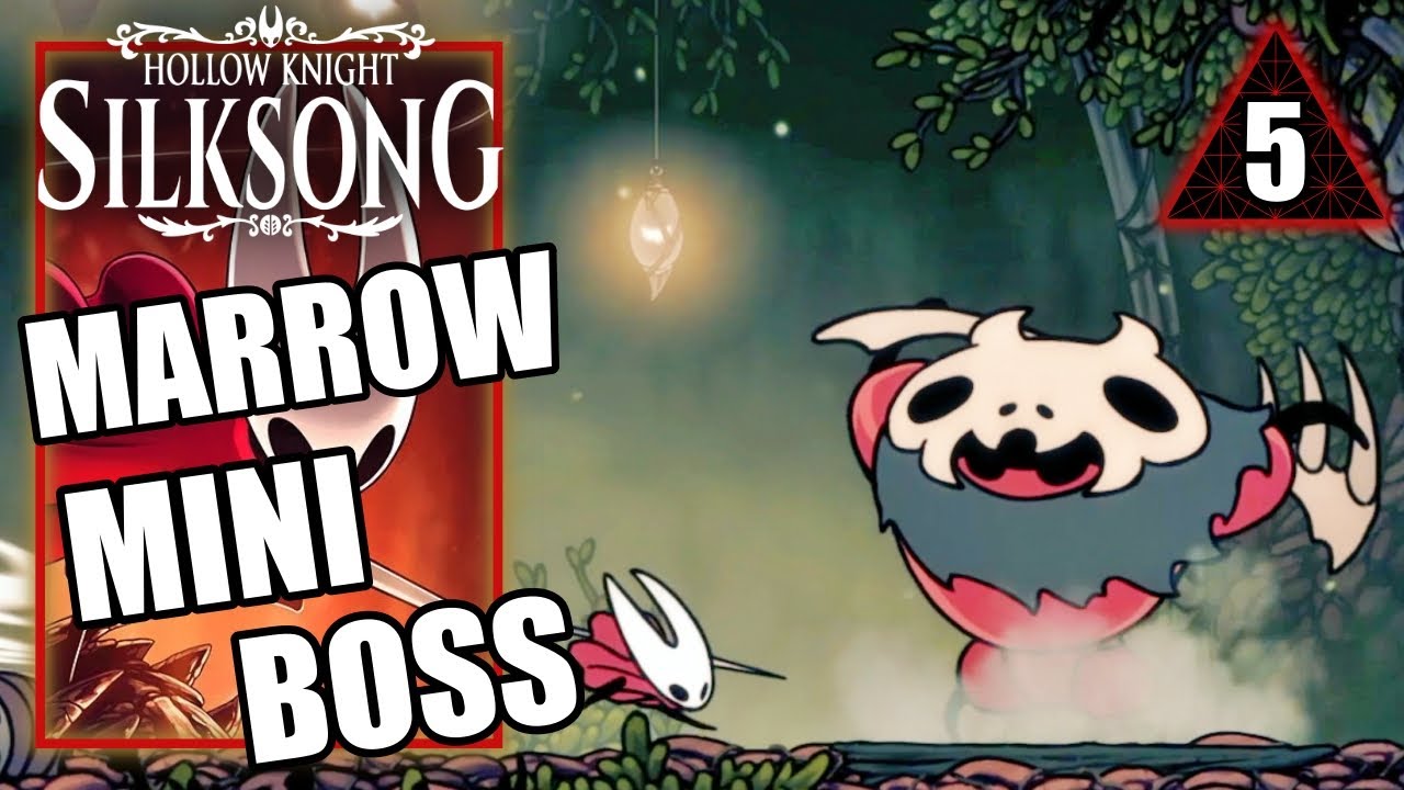 Hollow Knight Silksong - Mini Boss in the Marrow - Playthrough Part 5 ...