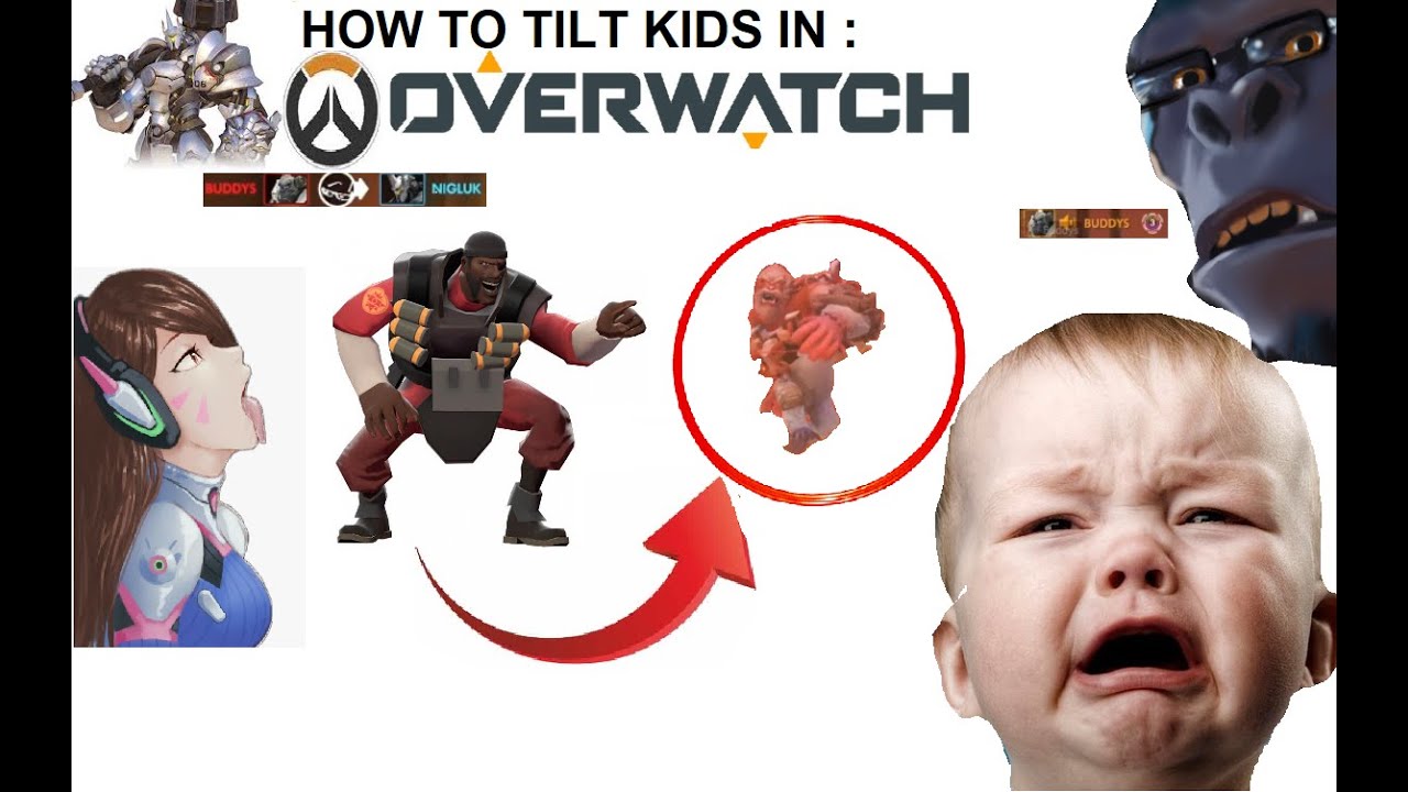 How to kill some tilted kid in overwatch . - YouTube
