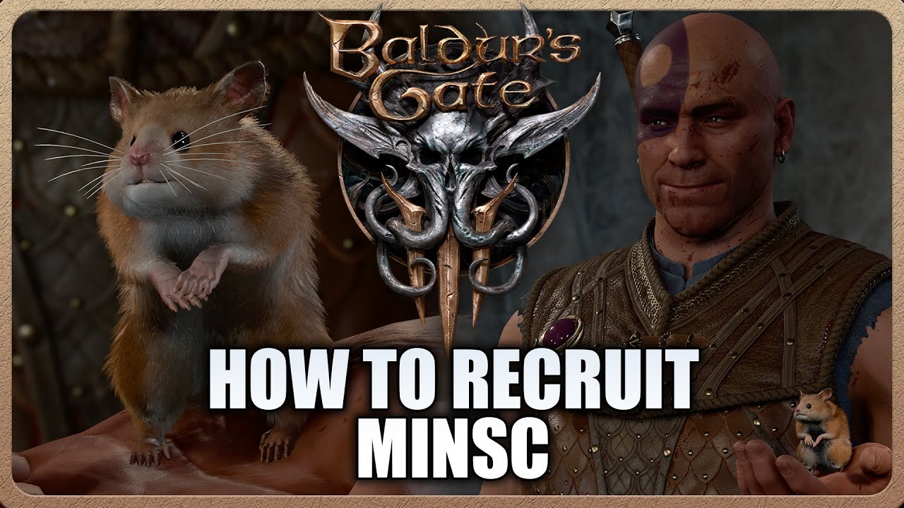 Baldur's Gate 3 - How to Recruit Minsc (Companion Guide) - YouTube
