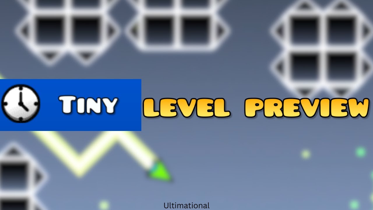 tiny gd level preview - YouTube