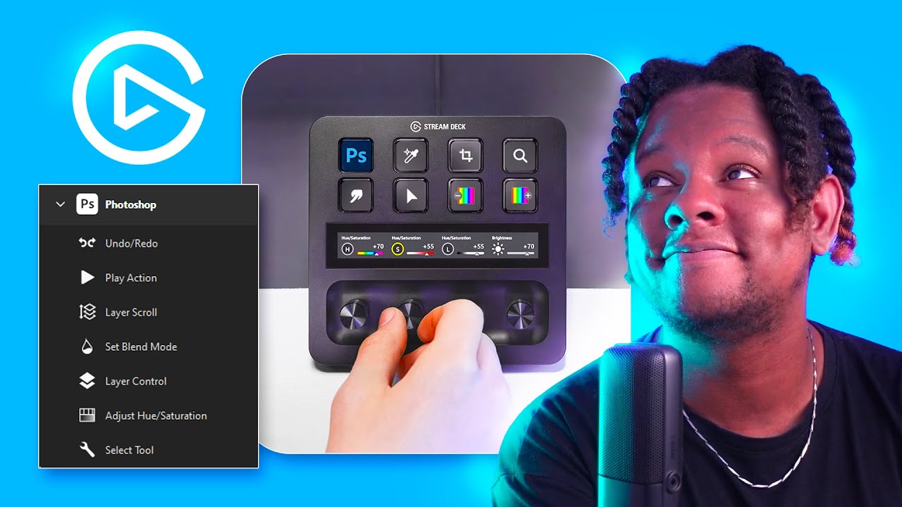 Photoshop Shortcuts got Easier! Elgato Stream Deck Plugin - YouTube
