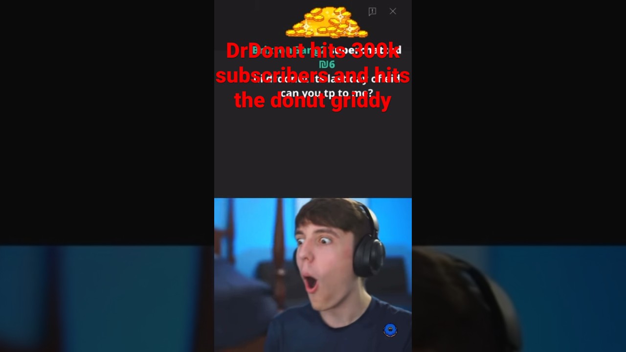 DrDonut hits 300k subscribers and hits the Donut Griddy! #donutsmp # ...