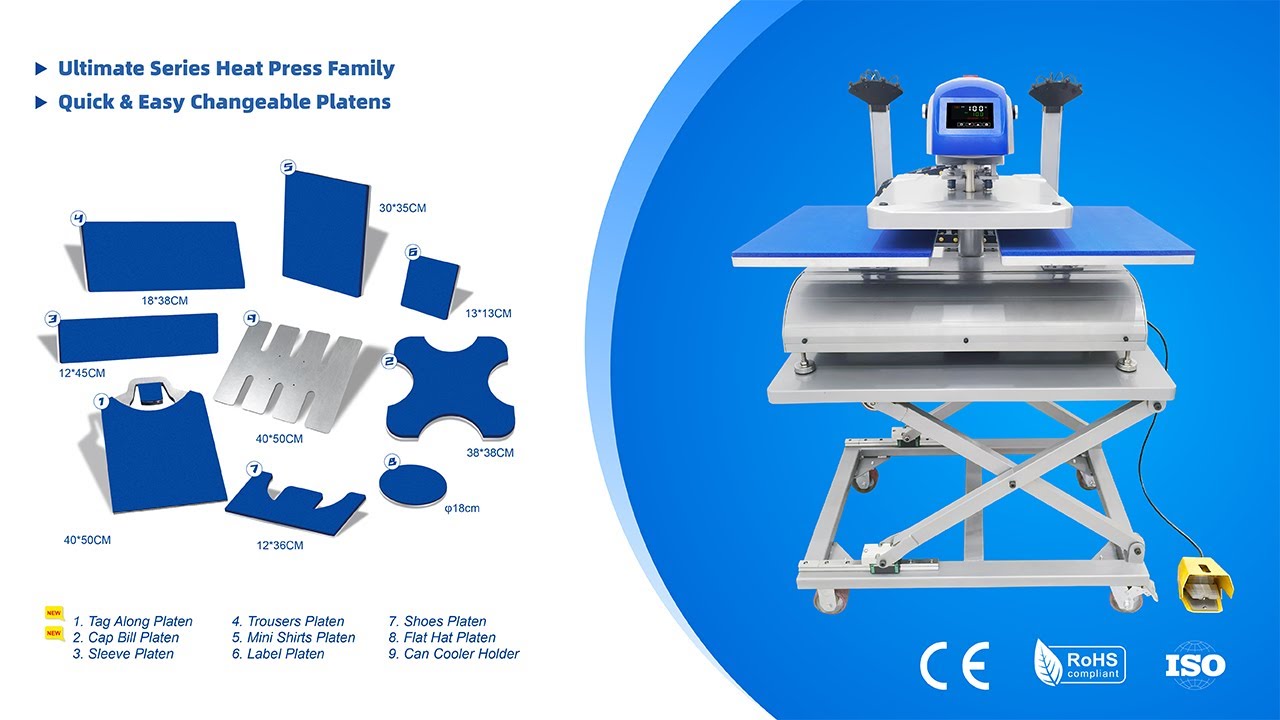 Enhance Your Heat Press Experience: Exploring Optional Lower Platens ...