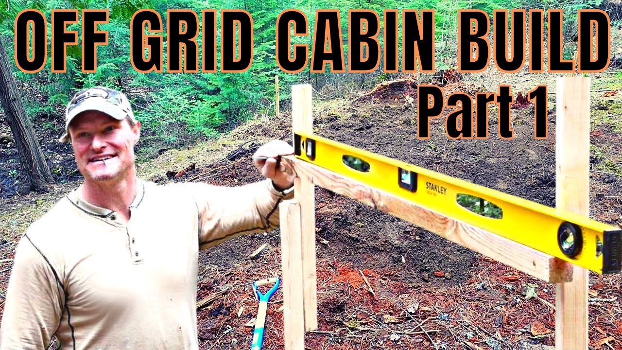 Building an Off-Grid Cabin in the Rocky Mountains Part 1 - YouTube