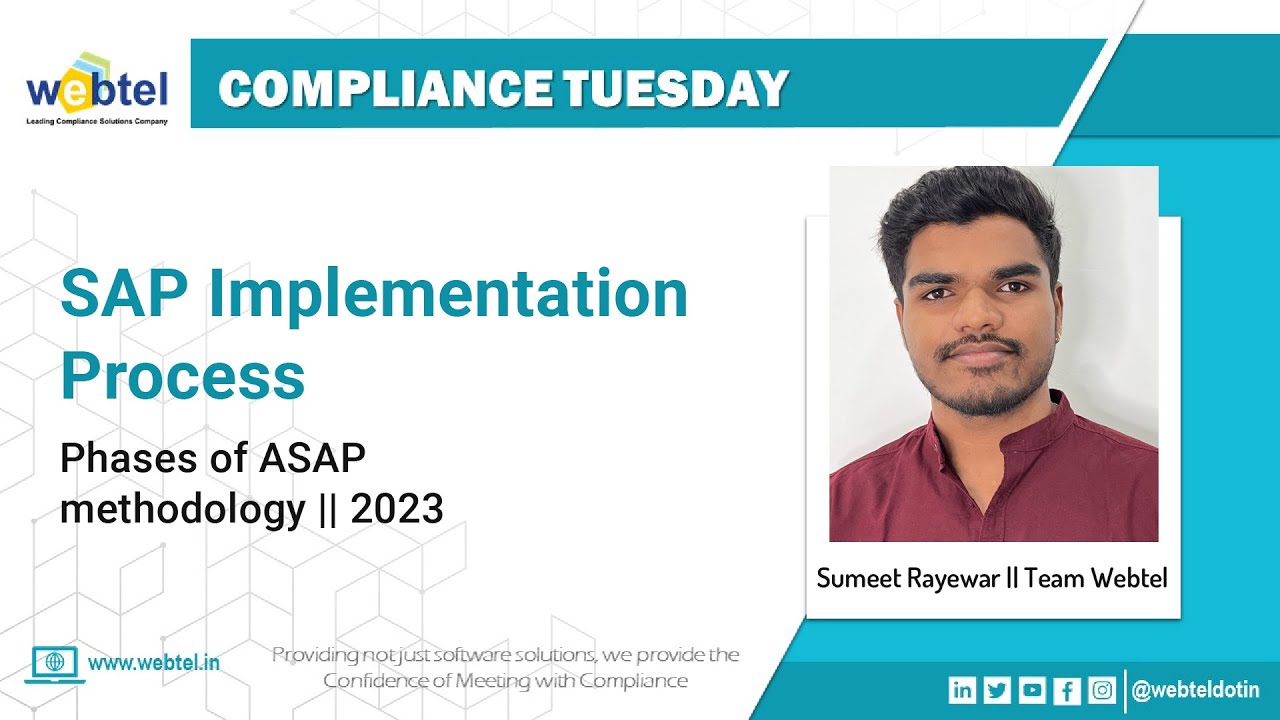 SAP Implementation Process Phases Of ASAP Methodology Webtel 2023 SAP Implementation Process Phases Of ASAP Methodology Webtel 2023