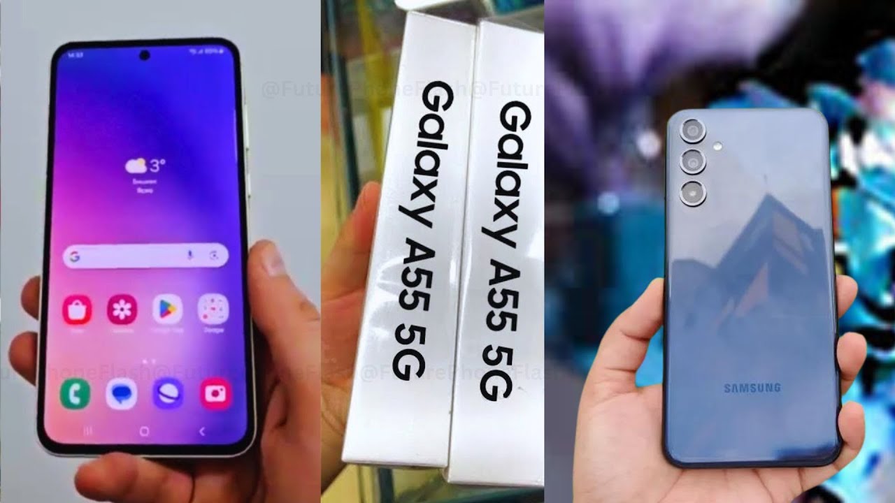 Samsung Galaxy A555G : OFFICIALLY !! - YouTube