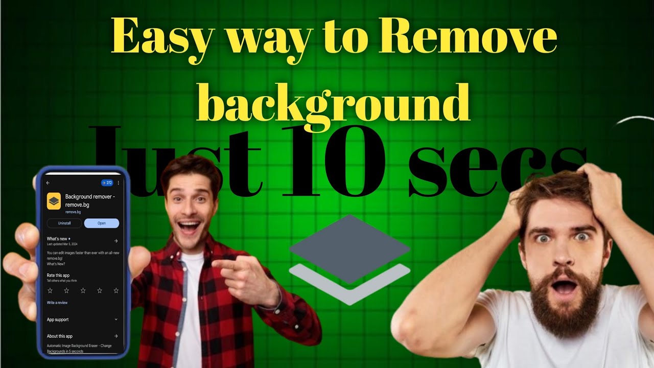 How to REMOVE the BACKGROUND in your photos using remove bg app ...