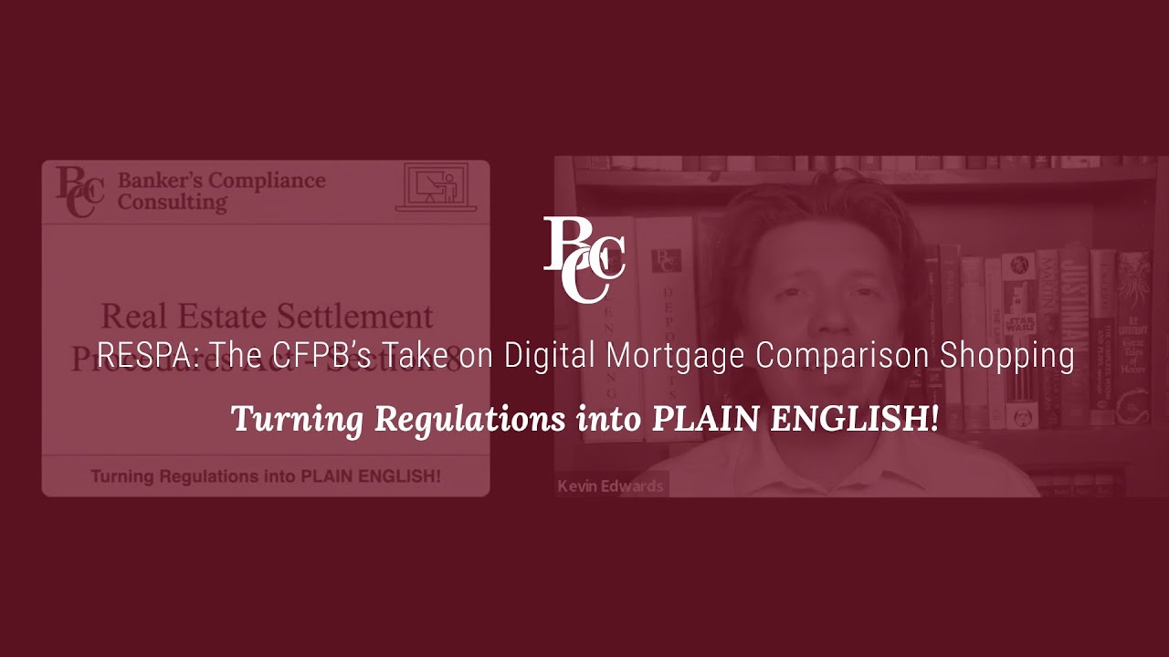 RESPA: The CFPB’s Take on Digital Mortgage Comparison Shopping - YouTube