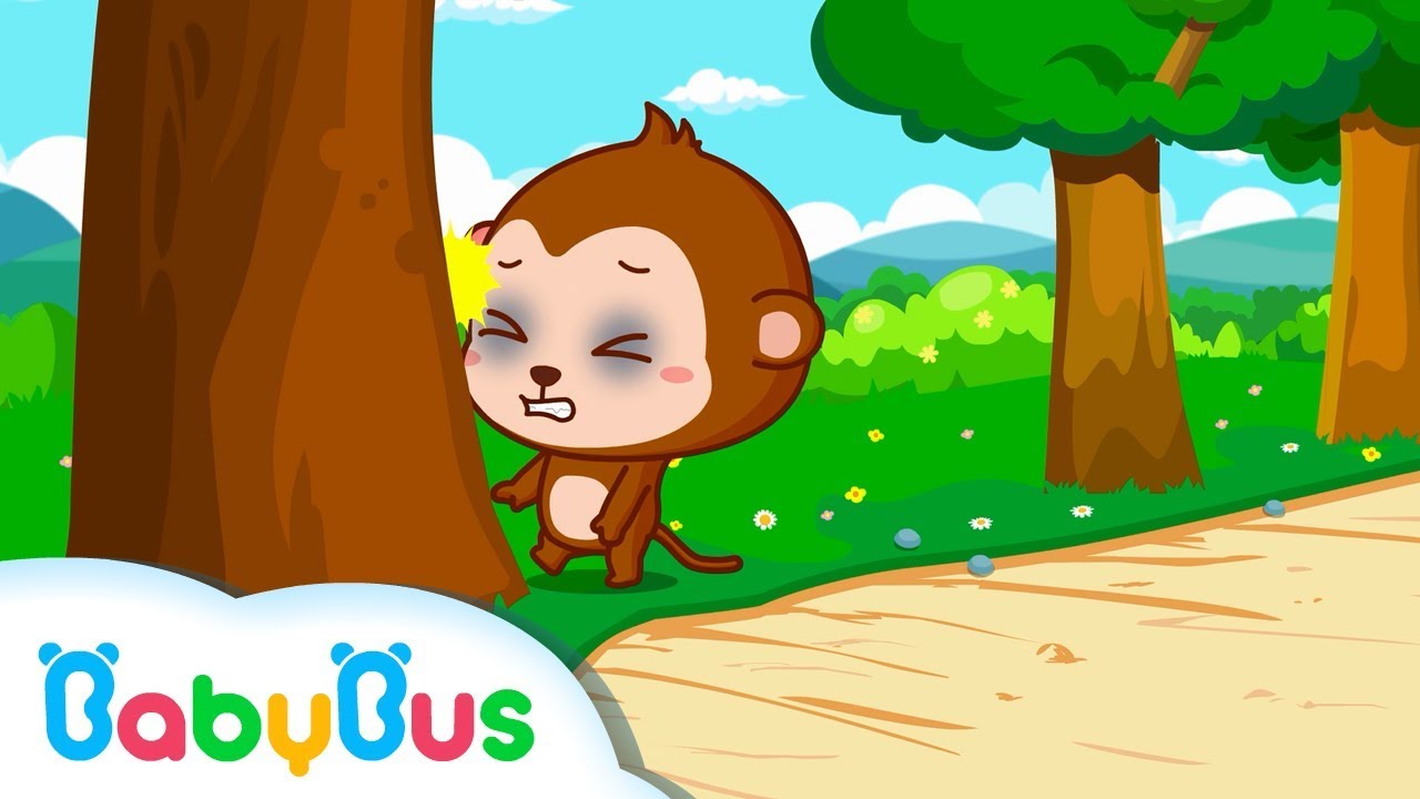 Monkey Alan Goes to Bed late and Hits the tree | Sleeping Good Habits ...