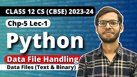 File handling in Python | Chapter 5 | Class 12 Python | class 12 Computer Science | in hindi ...