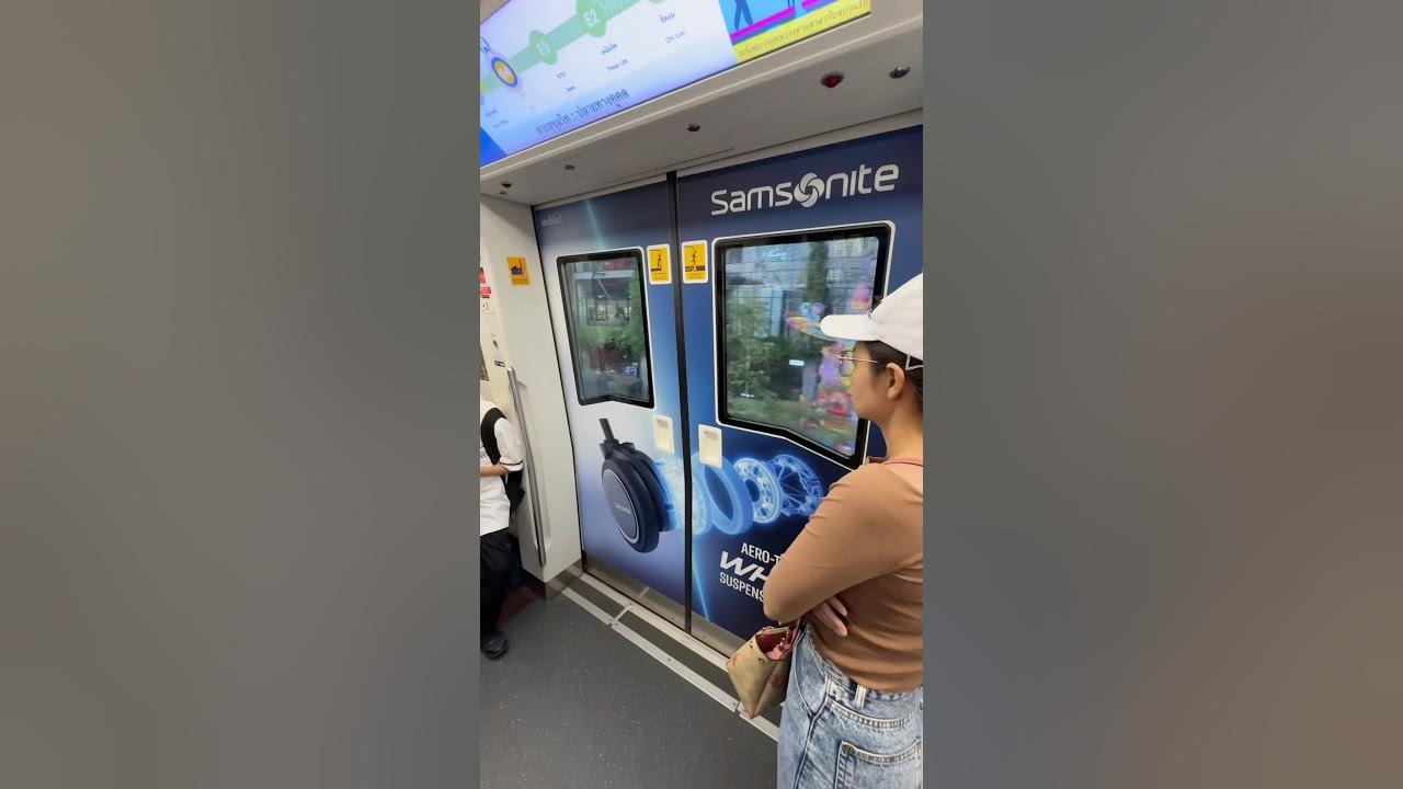 Riding the BTS Skytrain in BANGKOK! #transit #bangkok #ttc - YouTube