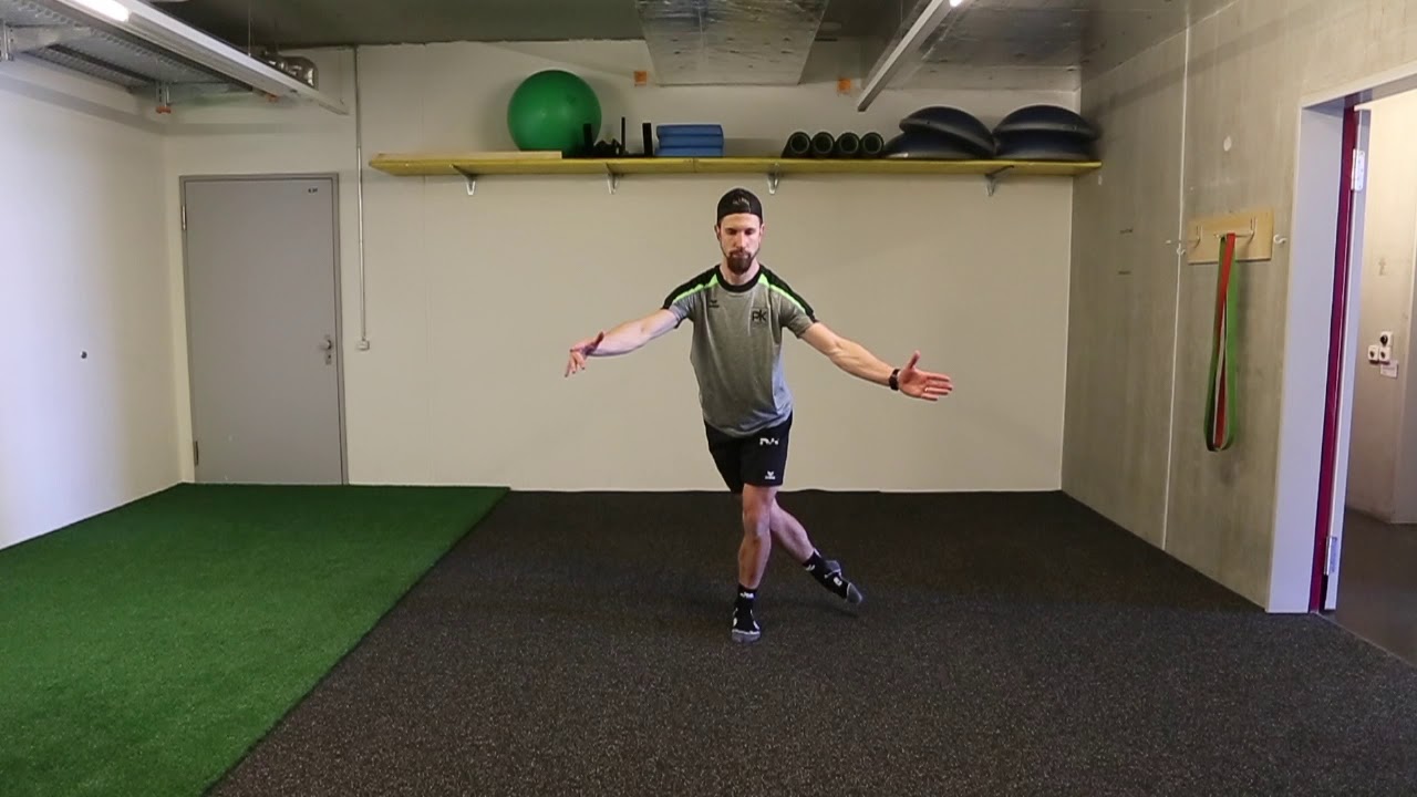 Ausfallschritt hinten überkreuzt - dynamisch - YouTube