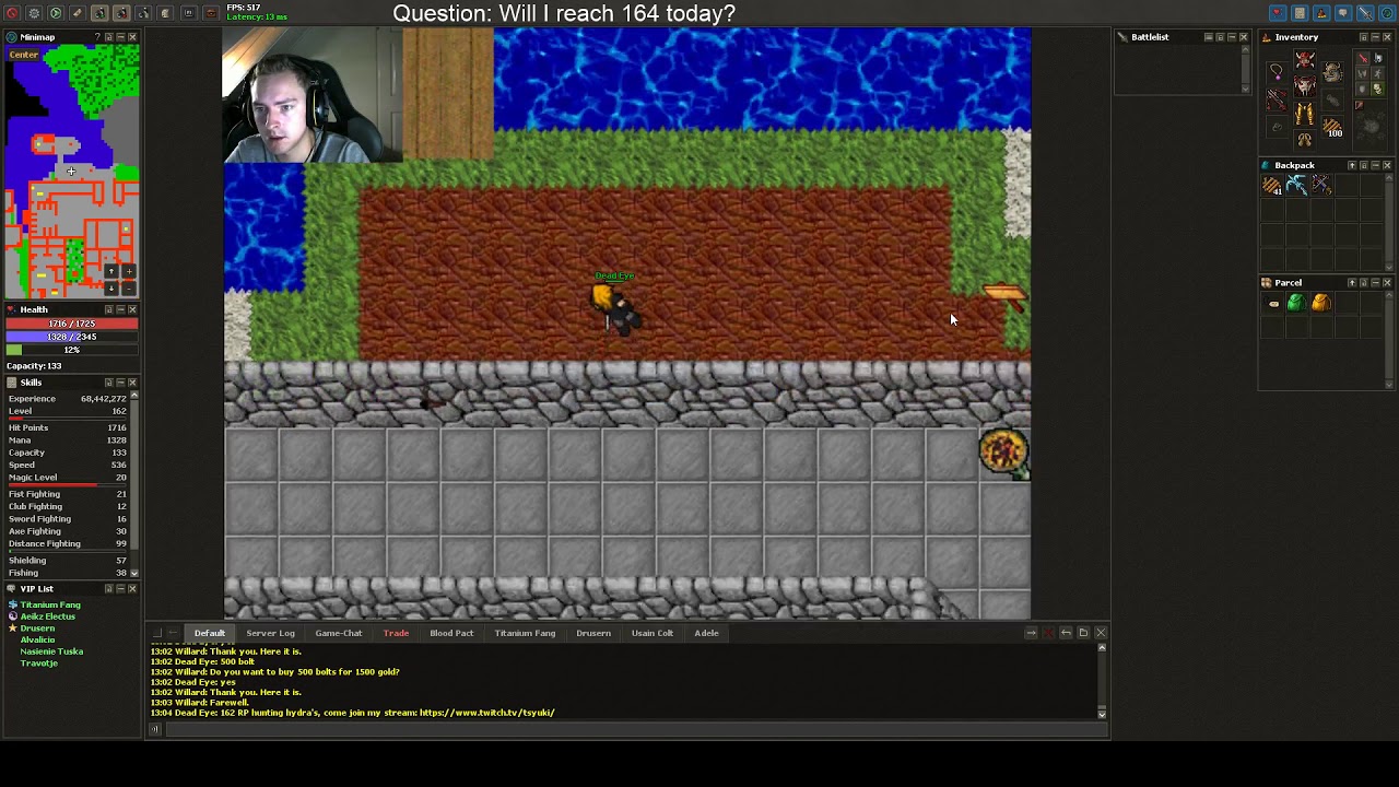 [Medivia Online] Back to Hydra's! There seems to be some lagg.. - YouTube