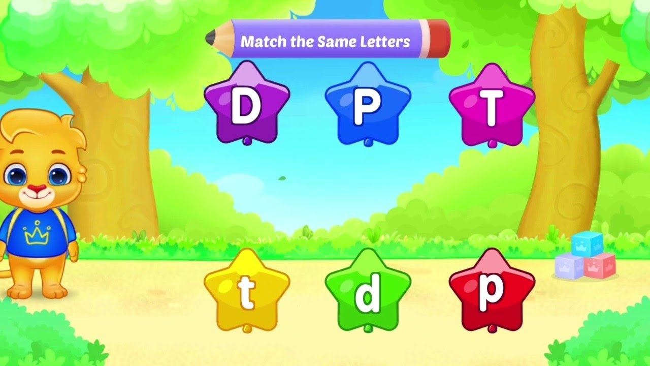 Match the Same Letters / Learn alphabet /Educational video for toddlers ...