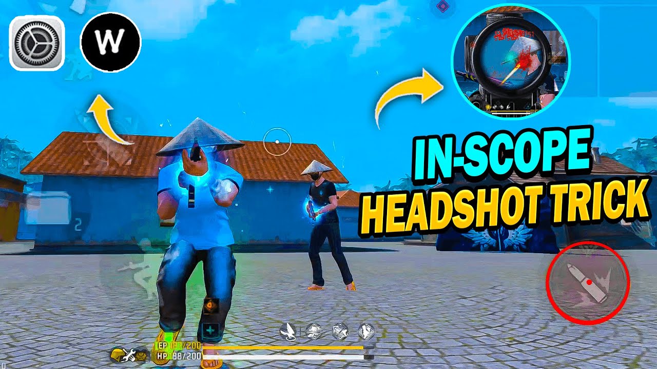 In Scope Headshot Secret Trick🔥 Auto Headshot Setting | Headshot ...