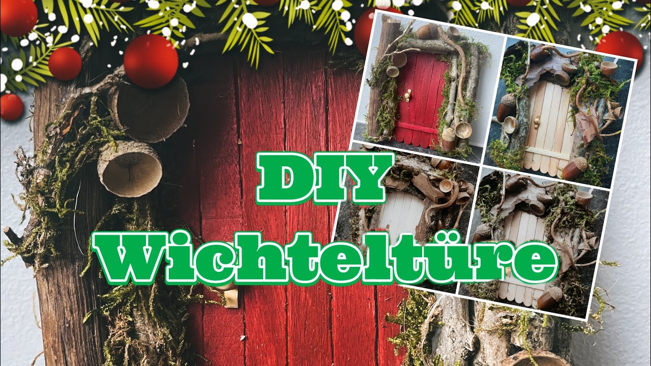 DIY WICHTELTÜRE | Wichteltüre basteln | Wichteltür | popsicle Stick ...