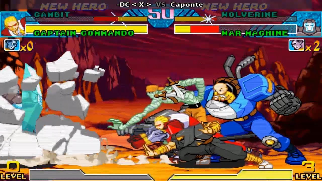 Fightcade 👊 Marvel Vs Capcom 👊🏾 -DC 🇺🇸 Vs Caponte 🇺🇸 Rematch 2 👊 - YouTube