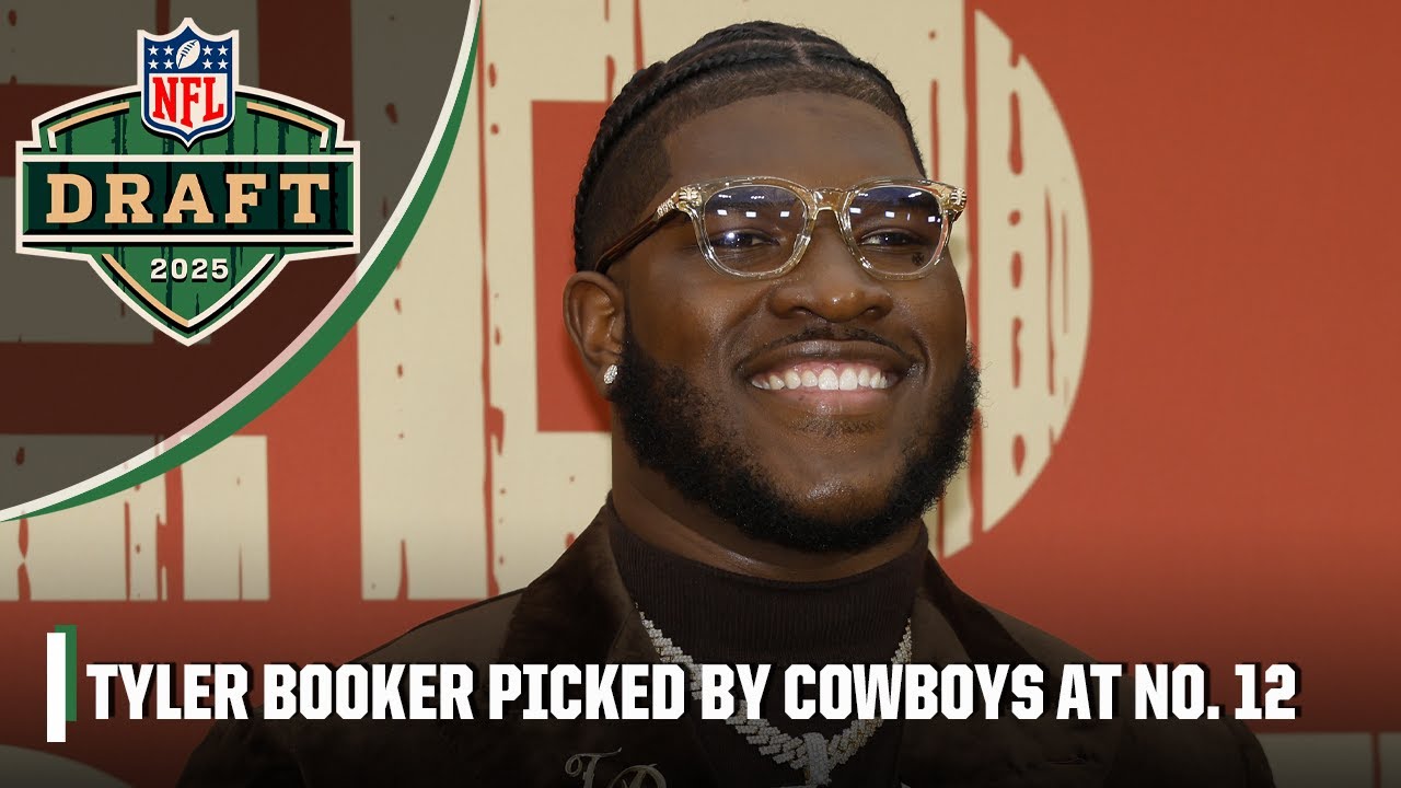 Highlight Reel 🎥 Dallas Cowboys picks Alabama’s Tyler Booker at No. 12 | 2025 NFL Draft - YouTube