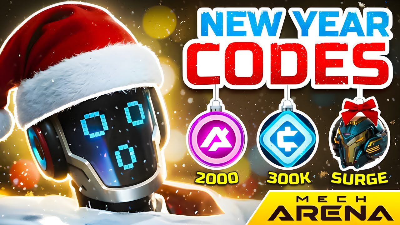 New Year Mech Arena Promo Codes🎁 FREE Mechs + Starter Pack Link🎆 2026 ...