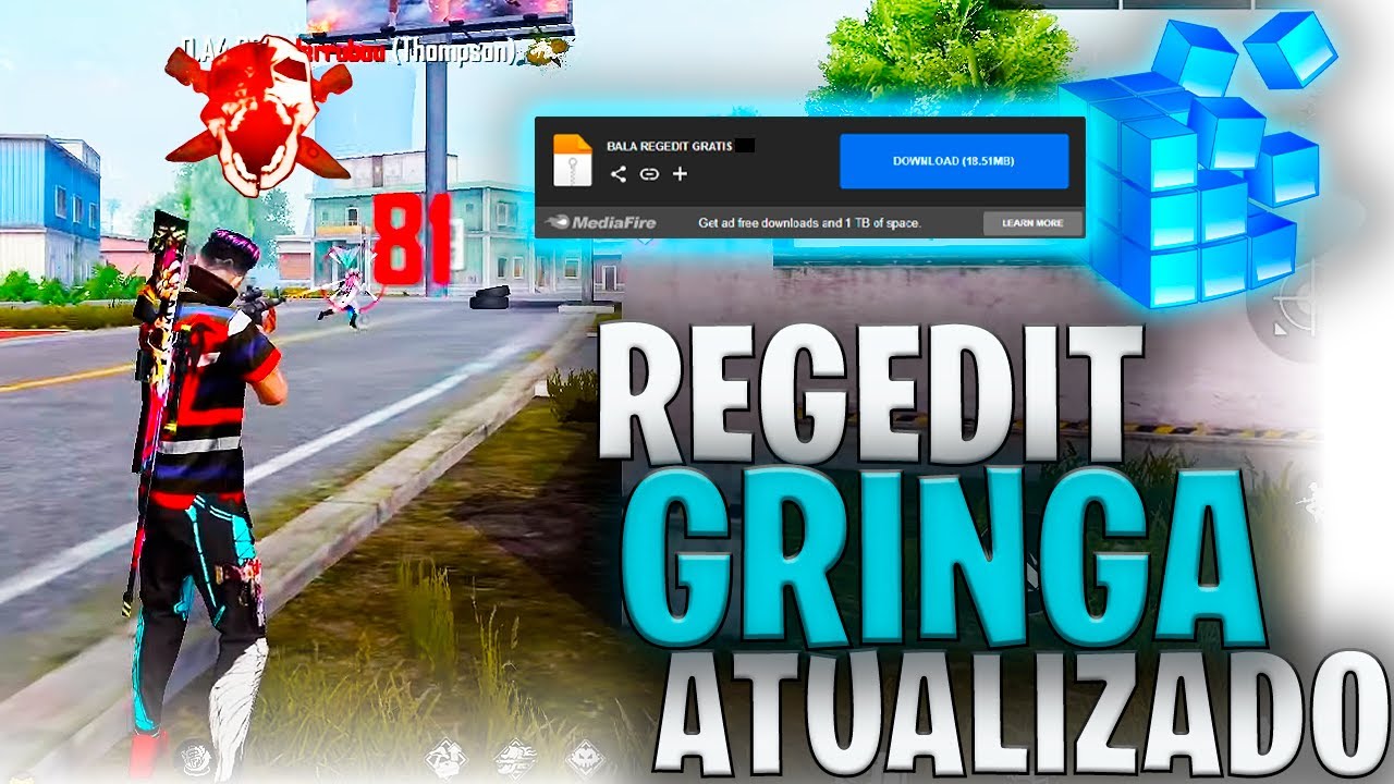 SAIU! REGEDIT FREE FIRE PC MELHOR REGEDIT GRÁTIS ATUALIZADA BAIXE AGORA ...