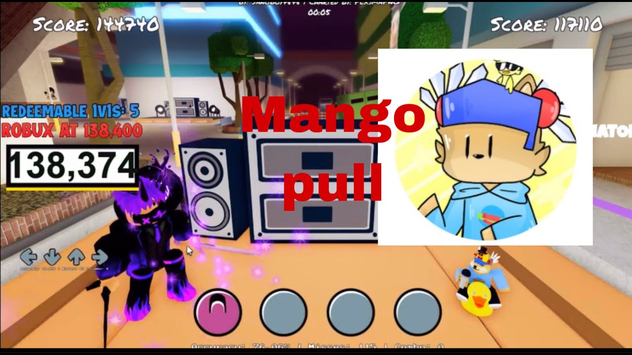 I 1v1d mangopull in roblox funky Friday - YouTube