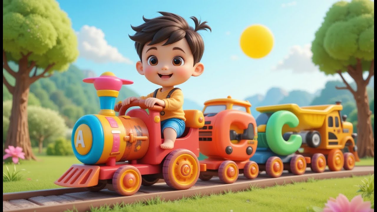 Toy Train ABC Song 🚂🔤 | ABC & Nursery Rhyme for Kids | Baby Songs ...