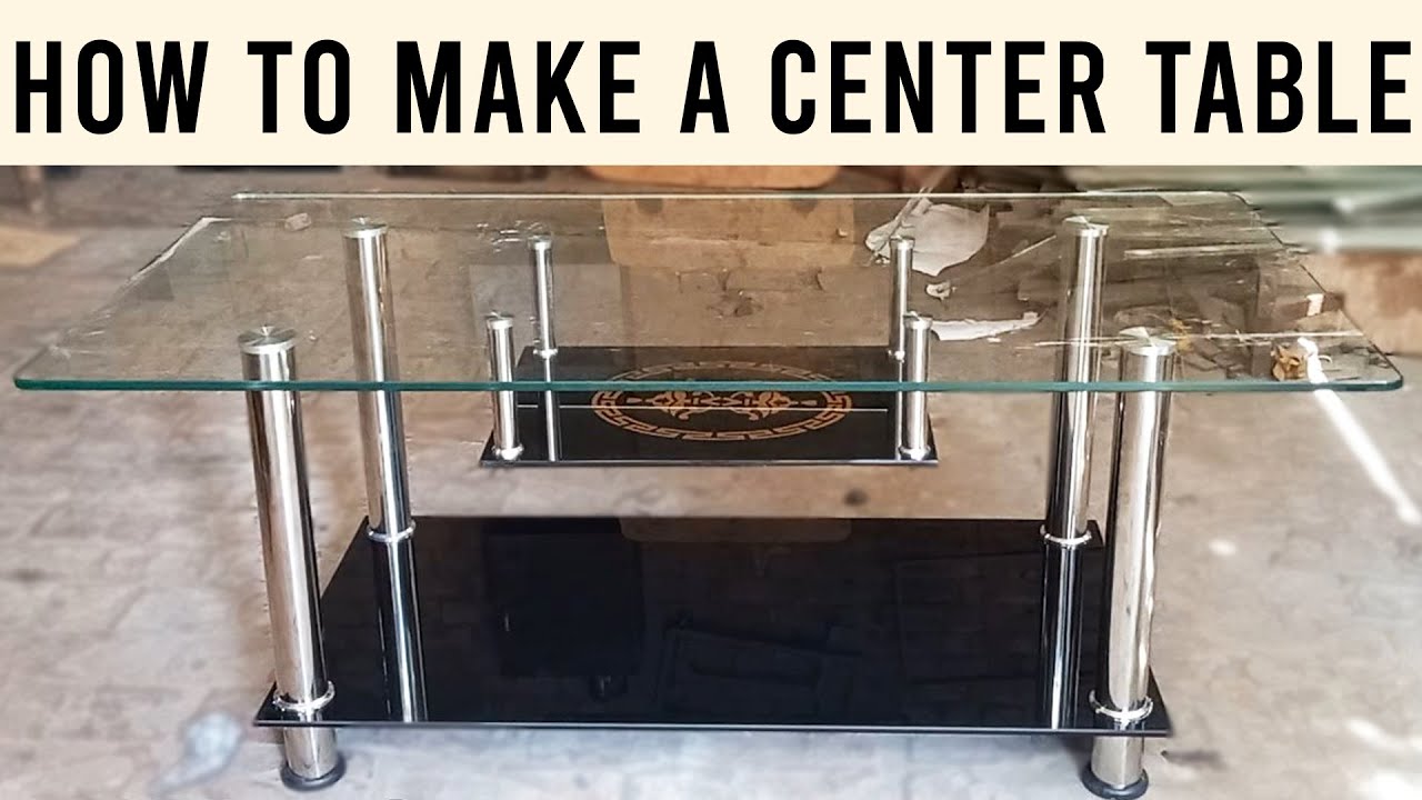 How to Make Center Table | Amazing Skills Stainless Steel Table Design ...