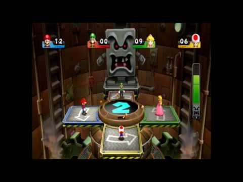 Mario Party 9 Whomp Stomp (poor Luigi) - YouTube