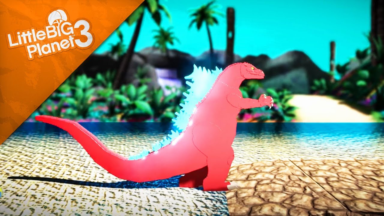 LittleBigPlanet 3 - GODZILLA King Of The Monsters - YouTube