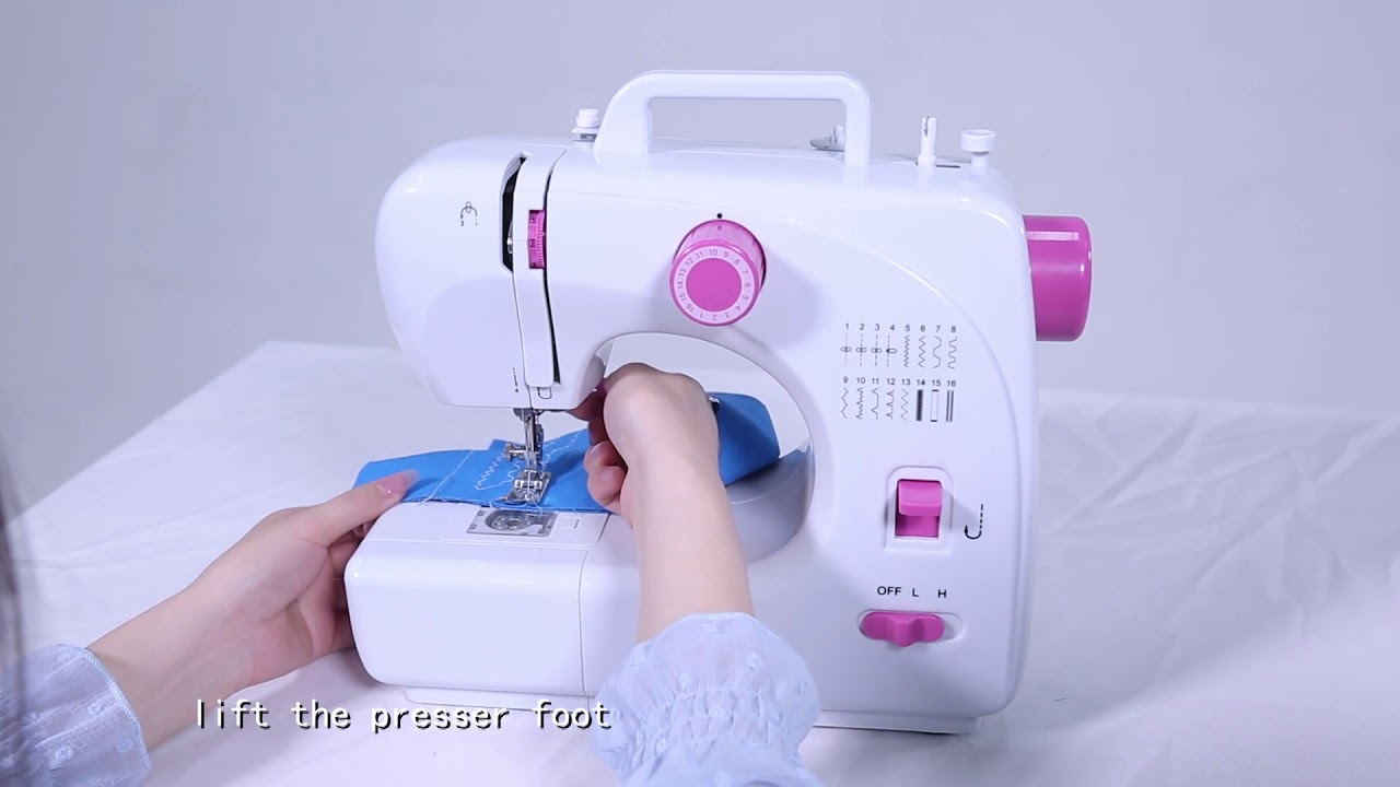 YISSVIC Tutorial video of sewing machine（FHSM 508） - YouTube