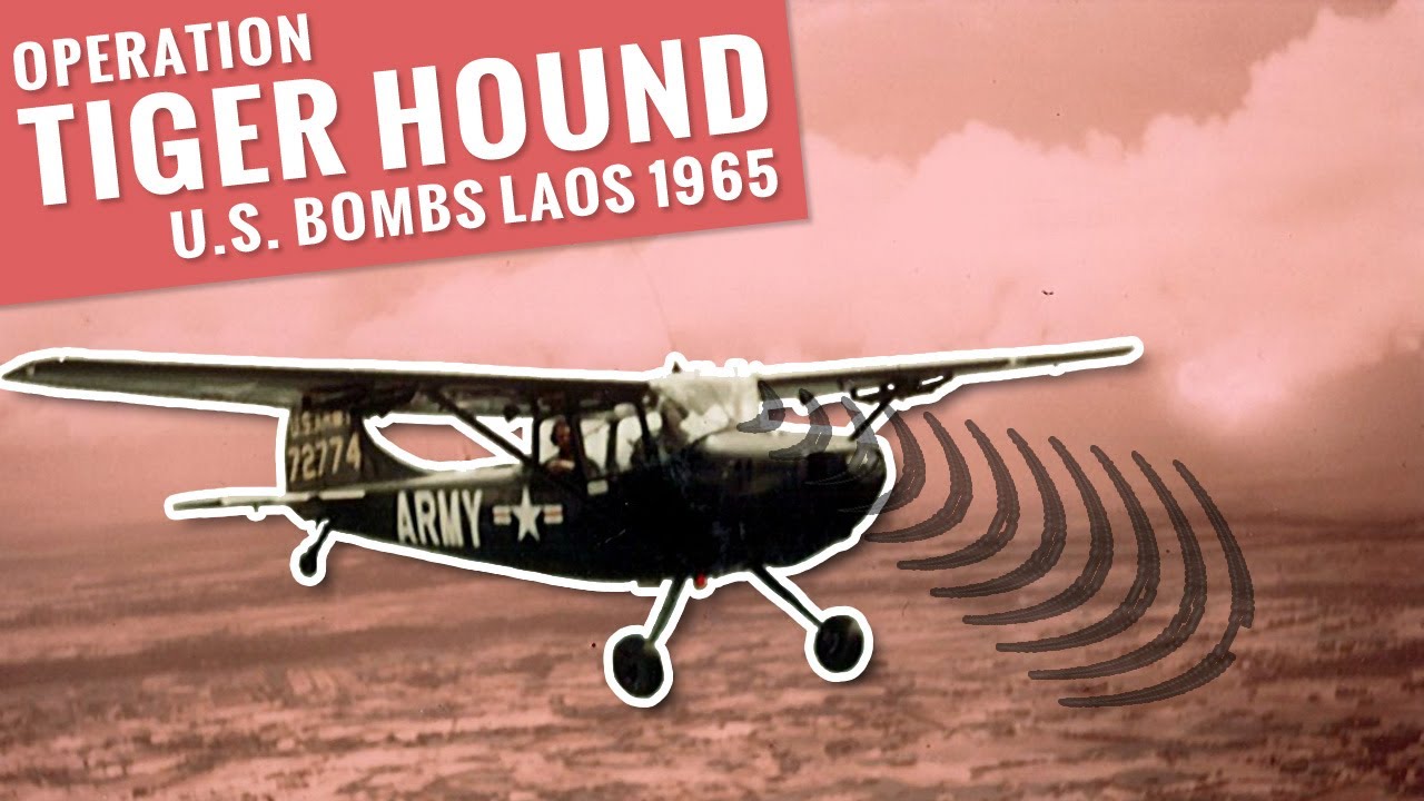 U.S. bombs southeastern Laos : Operation TIGER HOUND : Vietnam War 1965 ...