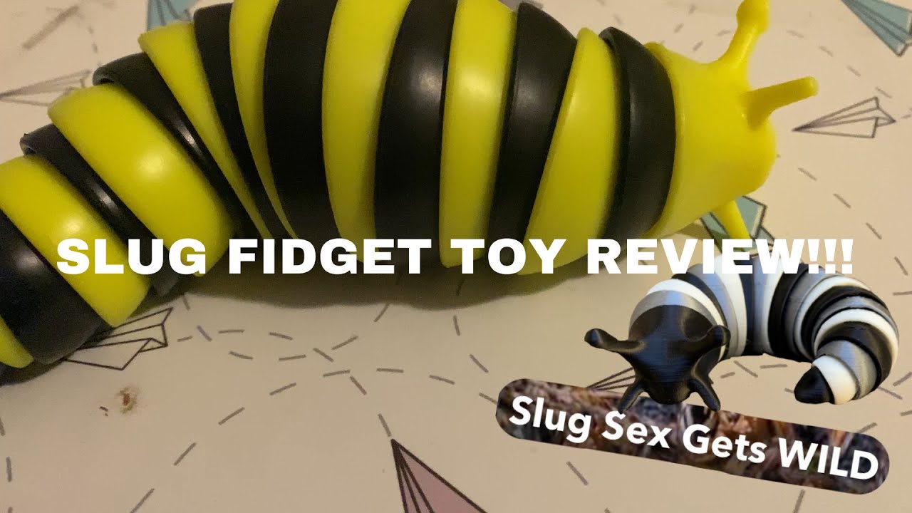 SUPER RARE SLUG FIDGET TOY REVIEW! NEVER BEFORE SEEN ON YOUTUBE - YouTube