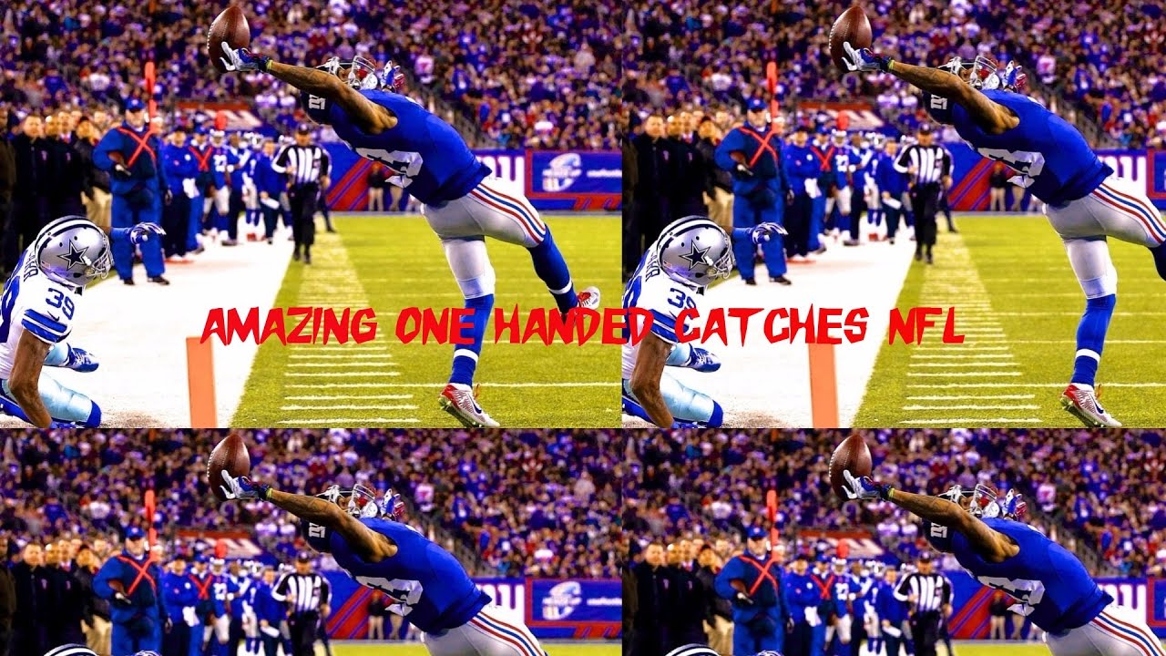 Amazing One Handed Catches NFL - YouTube