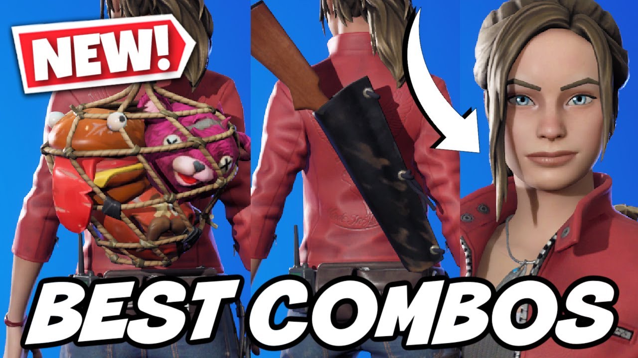 BEST COMBOS FOR *NEW* CLAIRE REDFIELD SKIN (RACCOON CITY SURVIVORS ...