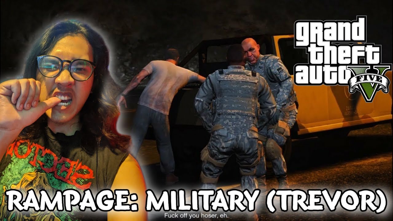RAMPAGE: MILITARY (TREVOR) - GTA 5 INDONESIA - YouTube
