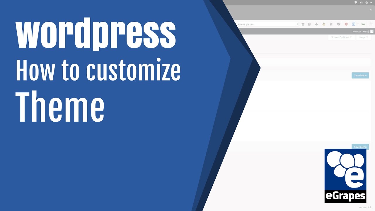 How to customize or edit wordpress theme, design or template - YouTube