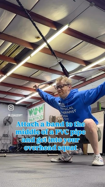 Fix Your Snatch Form Fast | PVC + Band Drill for Overhead Squat Mobility - YouTube