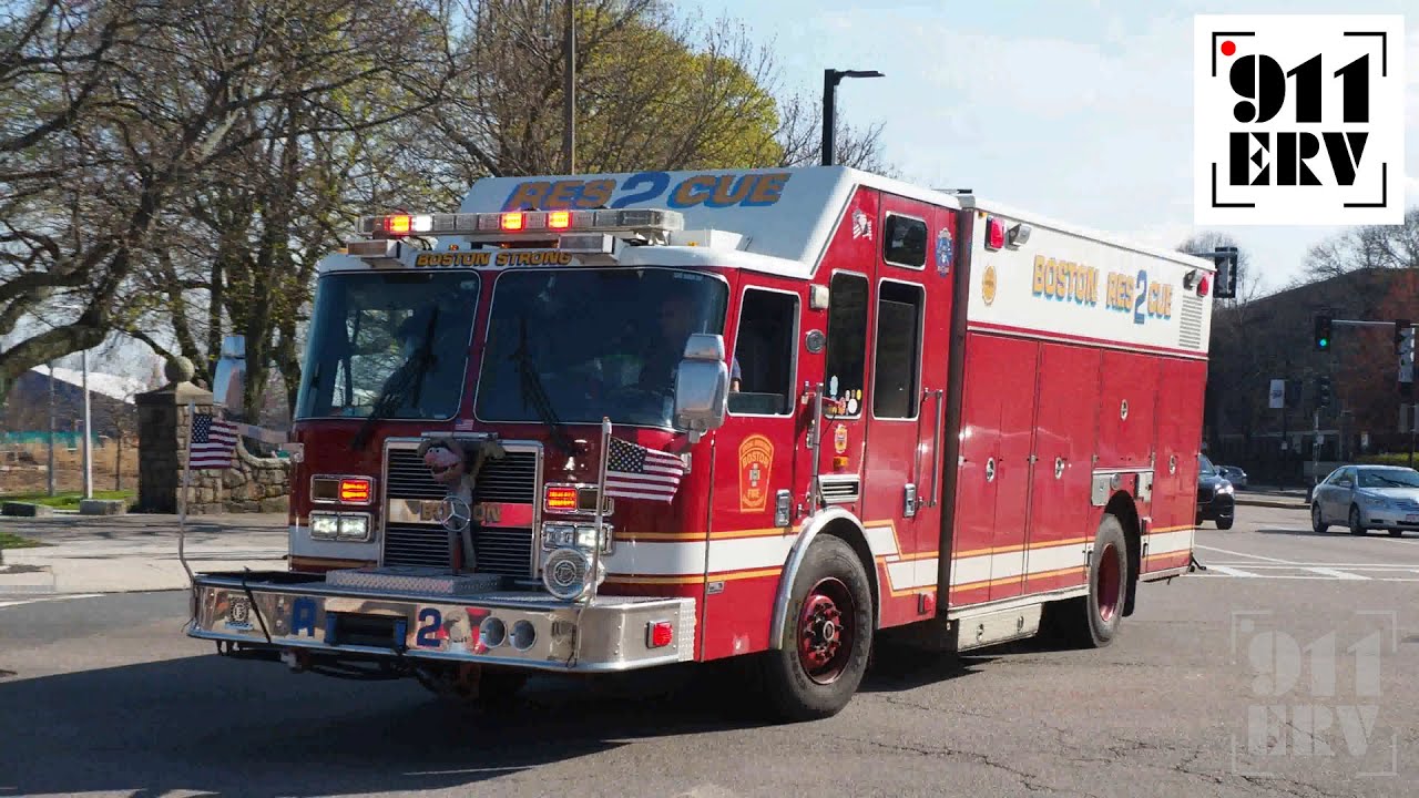 Boston Fire Rescue 2 Responding - YouTube